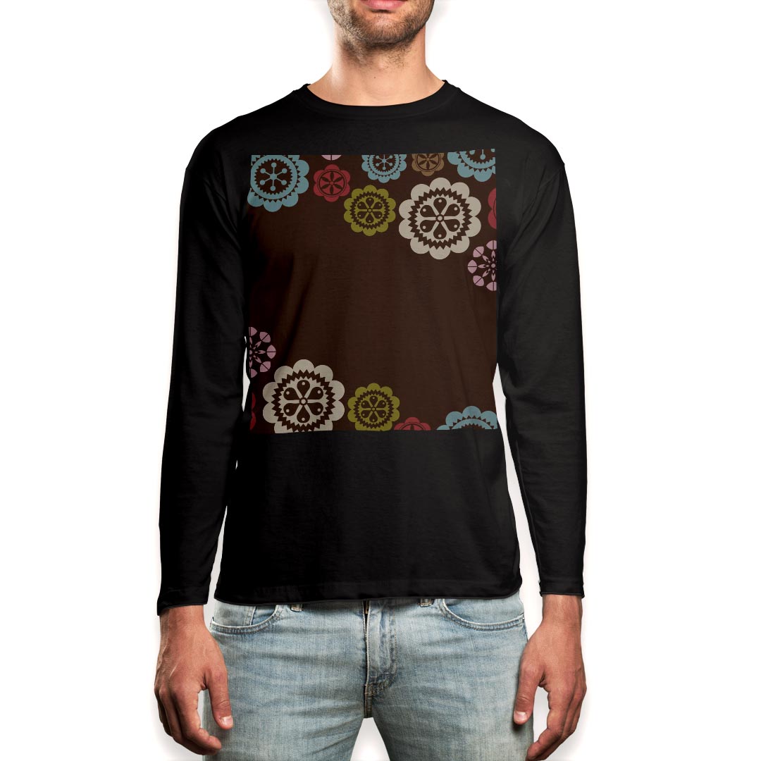 ロング tシャツ メンズ 長袖 ブラック デザイン XS S M L XL 2XL ロンT ティーシャツ 黒 black T shirt long sleeve▼男性用ロングTシャツ ブラック全デザインはこちらから▼▼男性用ロングTシャツ ...