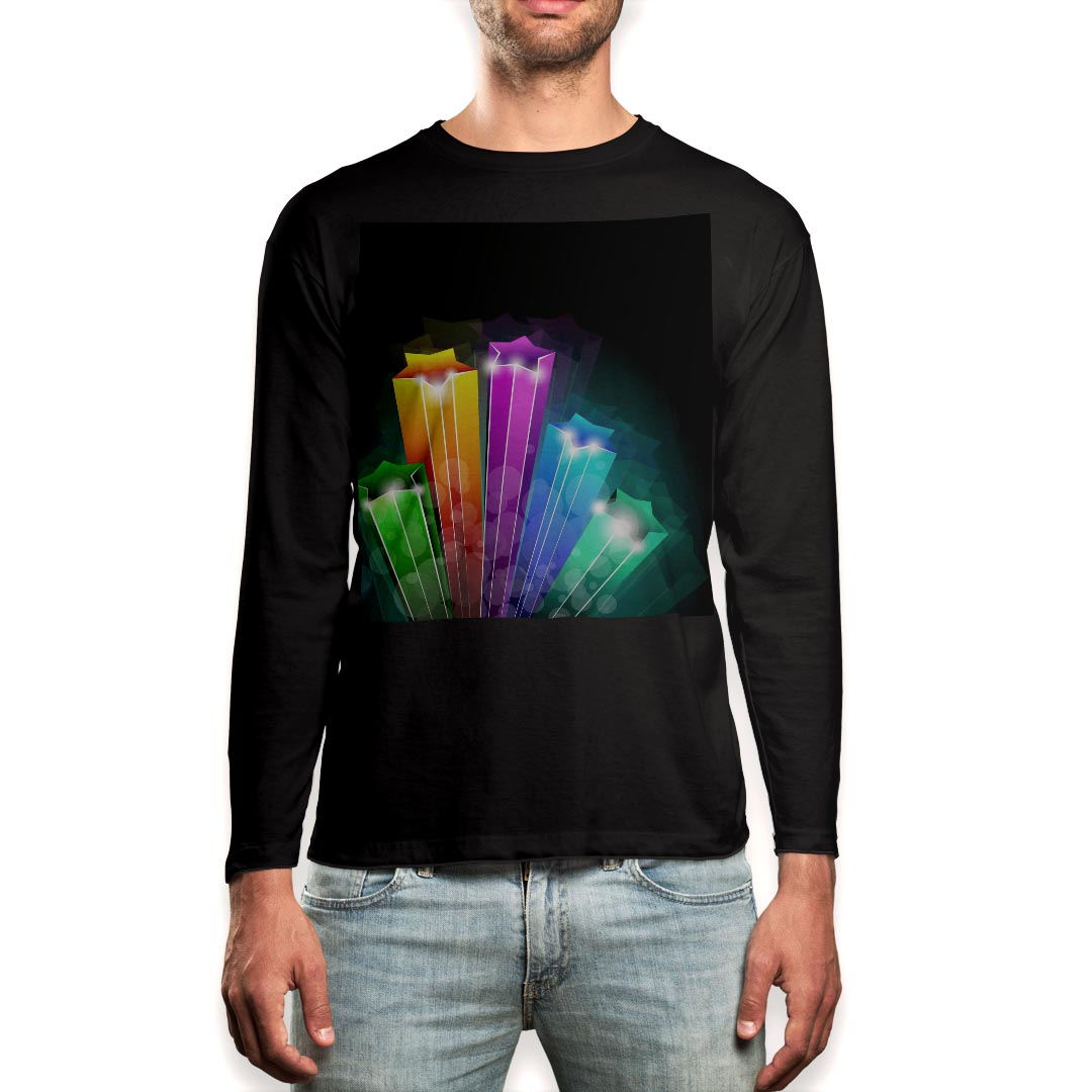 ロング tシャツ メンズ 長袖 ブラック デザイン XS S M L XL 2XL ロンT ティーシャツ 黒 black T shirt long sleeve▼男性用ロングTシャツ ブラック全デザインはこちらから▼▼男性用ロングTシャツ ...