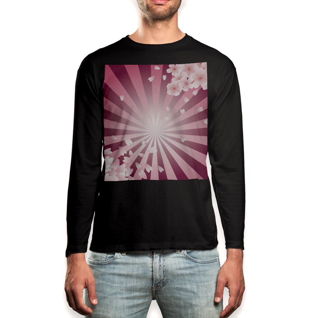 ロング tシャツ メンズ 長袖 ブラック デザイン XS S M L XL 2XL ロンT ティーシャツ 黒 black T shirt long sleeve▼男性用ロングTシャツ ブラック全デザインはこちらから▼▼男性用ロングTシャツ ...