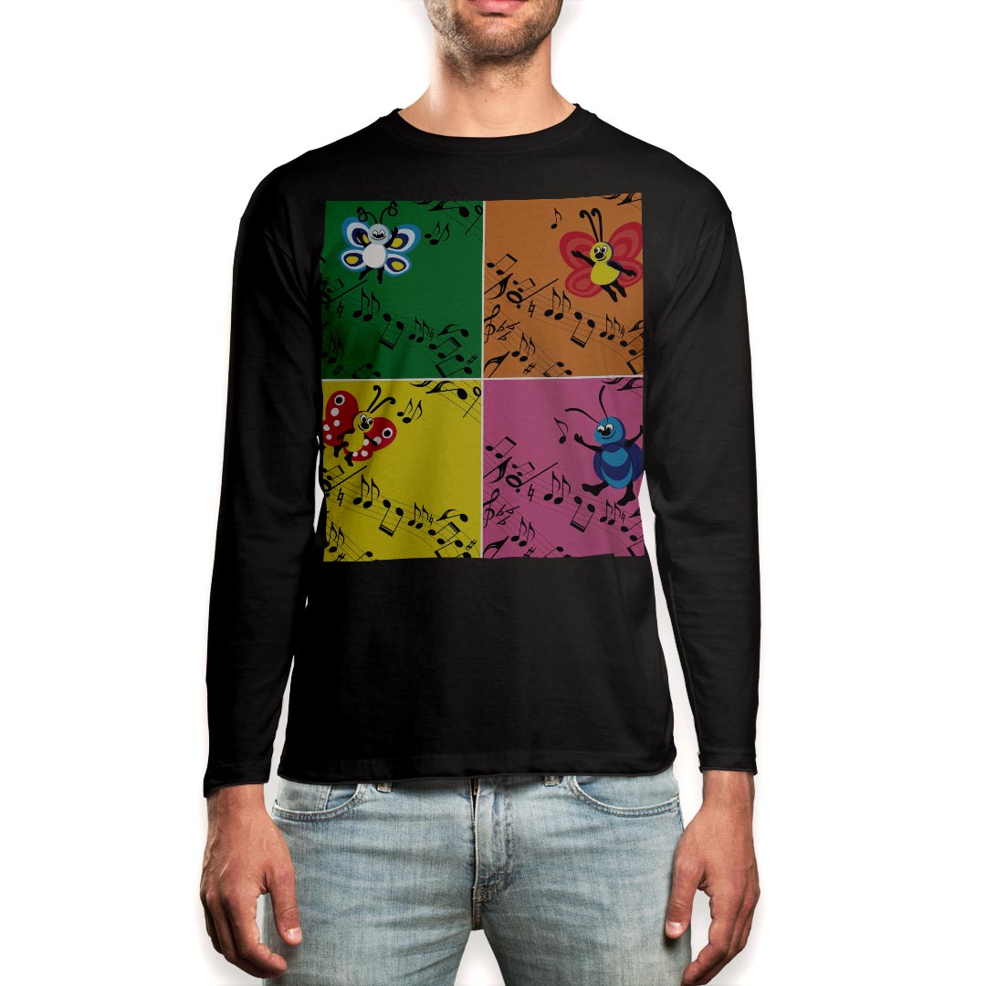 ロング tシャツ メンズ 長袖 ブラック デザイン XS S M L XL 2XL ロンT ティーシャツ 黒 black T shirt long sleeve▼男性用ロングTシャツ ブラック全デザインはこちらから▼▼男性用ロングTシャツ ...