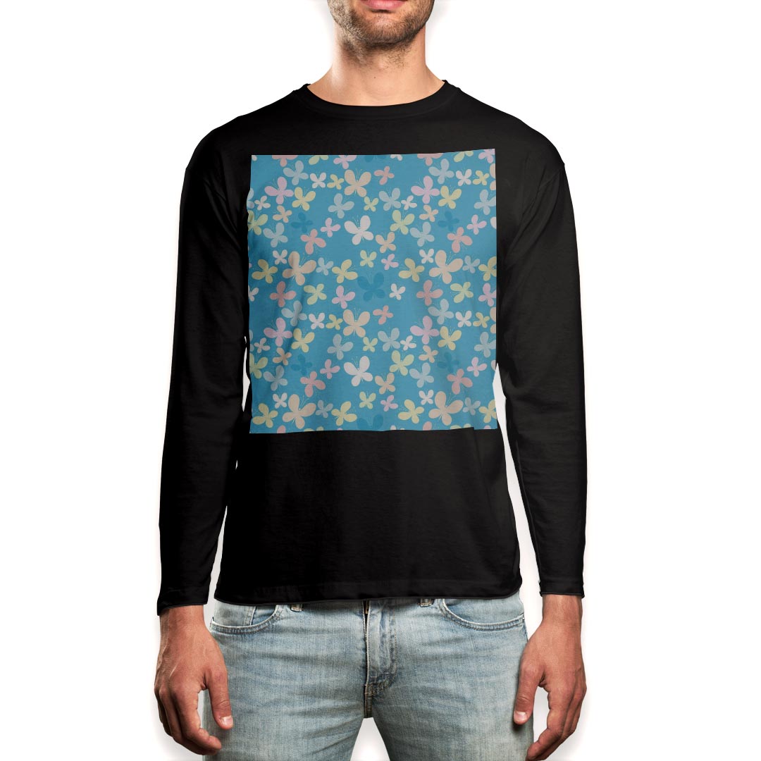 ロング tシャツ メンズ 長袖 ブラック デザイン XS S M L XL 2XL ロンT ティーシャツ 黒 black T shirt long sleeve▼男性用ロングTシャツ ブラック全デザインはこちらから▼▼男性用ロングTシャツ ...