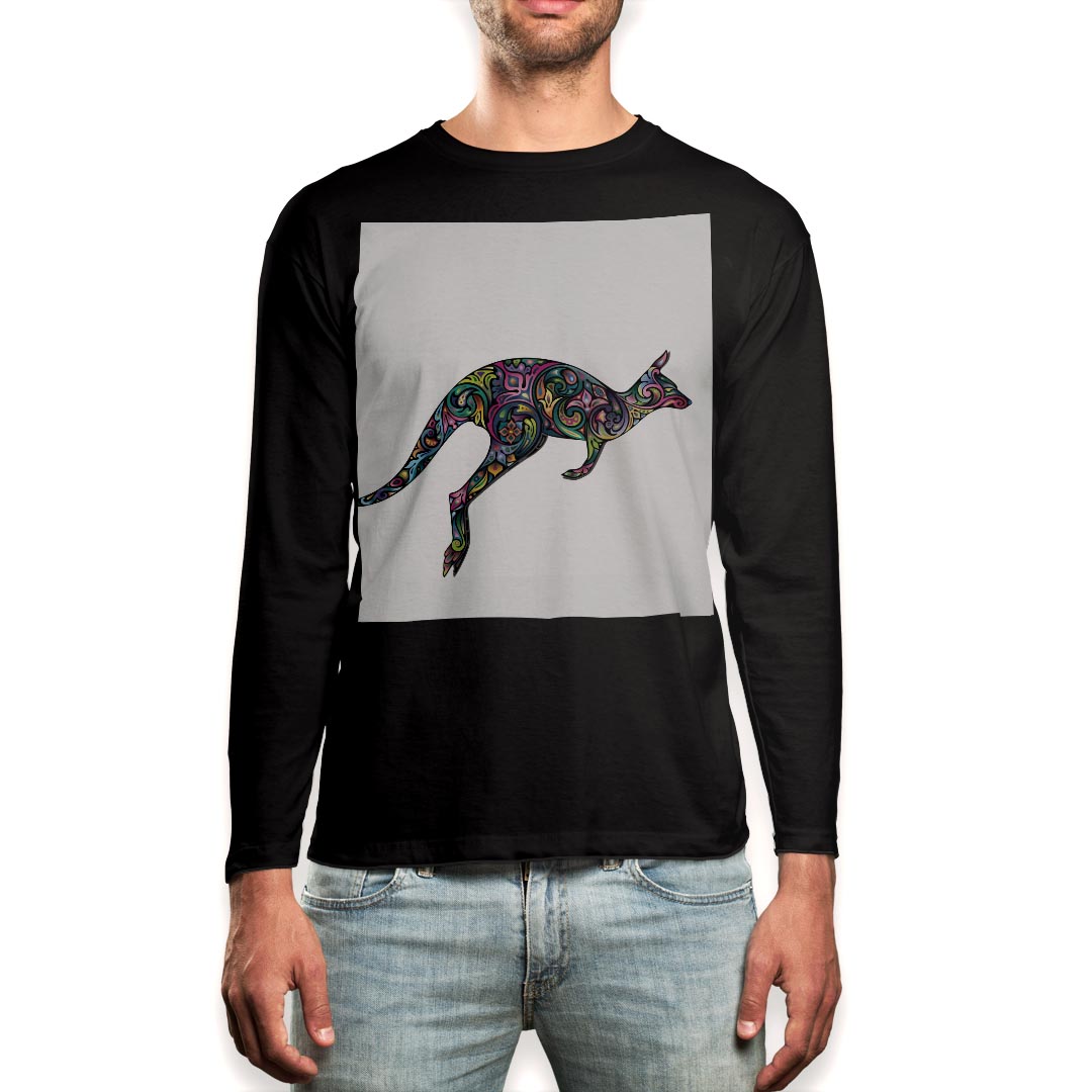 ロング tシャツ メンズ 長袖 ブラック デザイン XS S M L XL 2XL ロンT ティーシャツ 黒 black T shirt long sleeve▼男性用ロングTシャツ ブラック全デザインはこちらから▼▼男性用ロングTシャツ ...