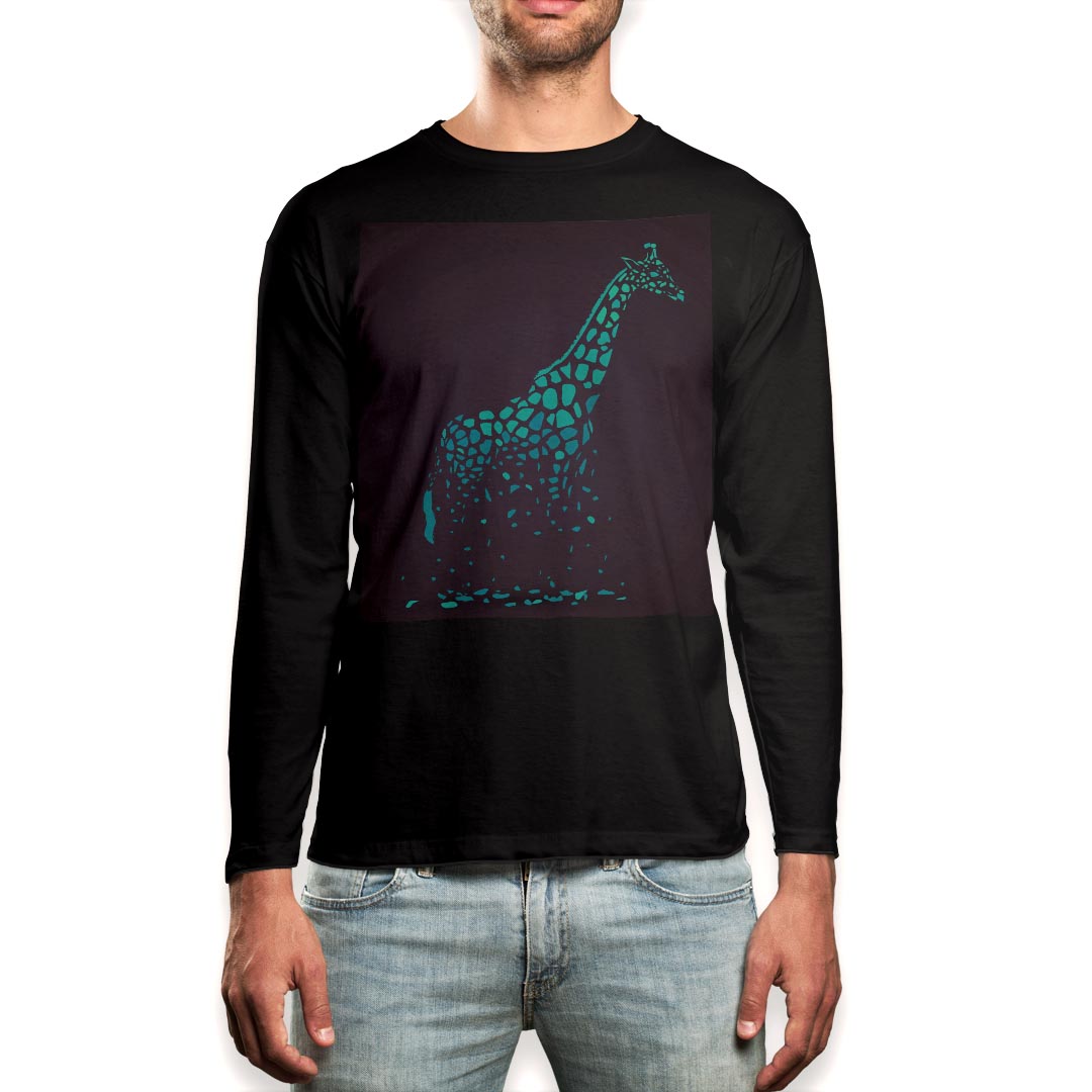 ロング tシャツ メンズ 長袖 ブラック デザイン XS S M L XL 2XL ロンT ティーシャツ 黒 black T shirt long sleeve▼男性用ロングTシャツ ブラック全デザインはこちらから▼▼男性用ロングTシャツ ...