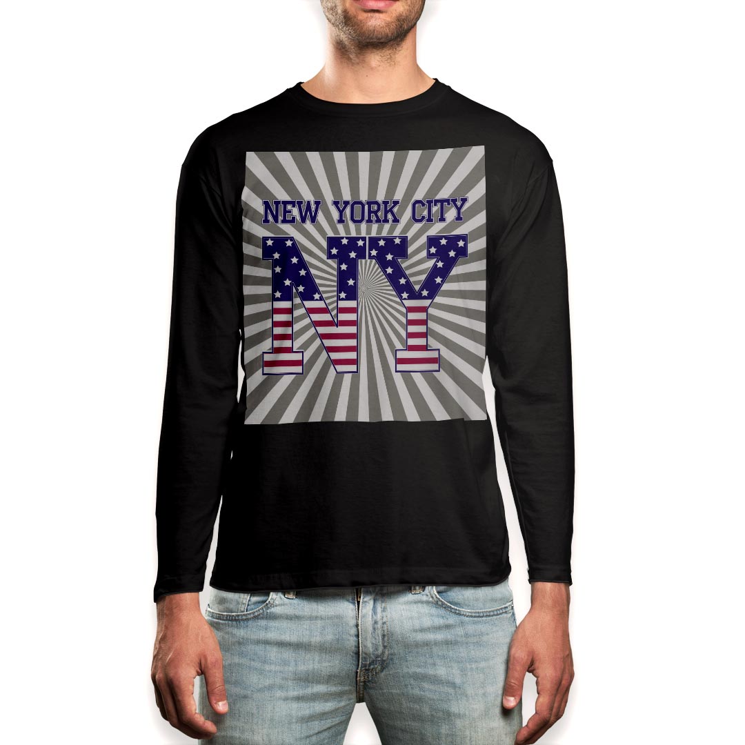 ロング tシャツ メンズ 長袖 ブラック デザイン XS S M L XL 2XL ロンT ティーシャツ 黒 black T shirt long sleeve▼男性用ロングTシャツ ブラック全デザインはこちらから▼▼男性用ロングTシャツ ...