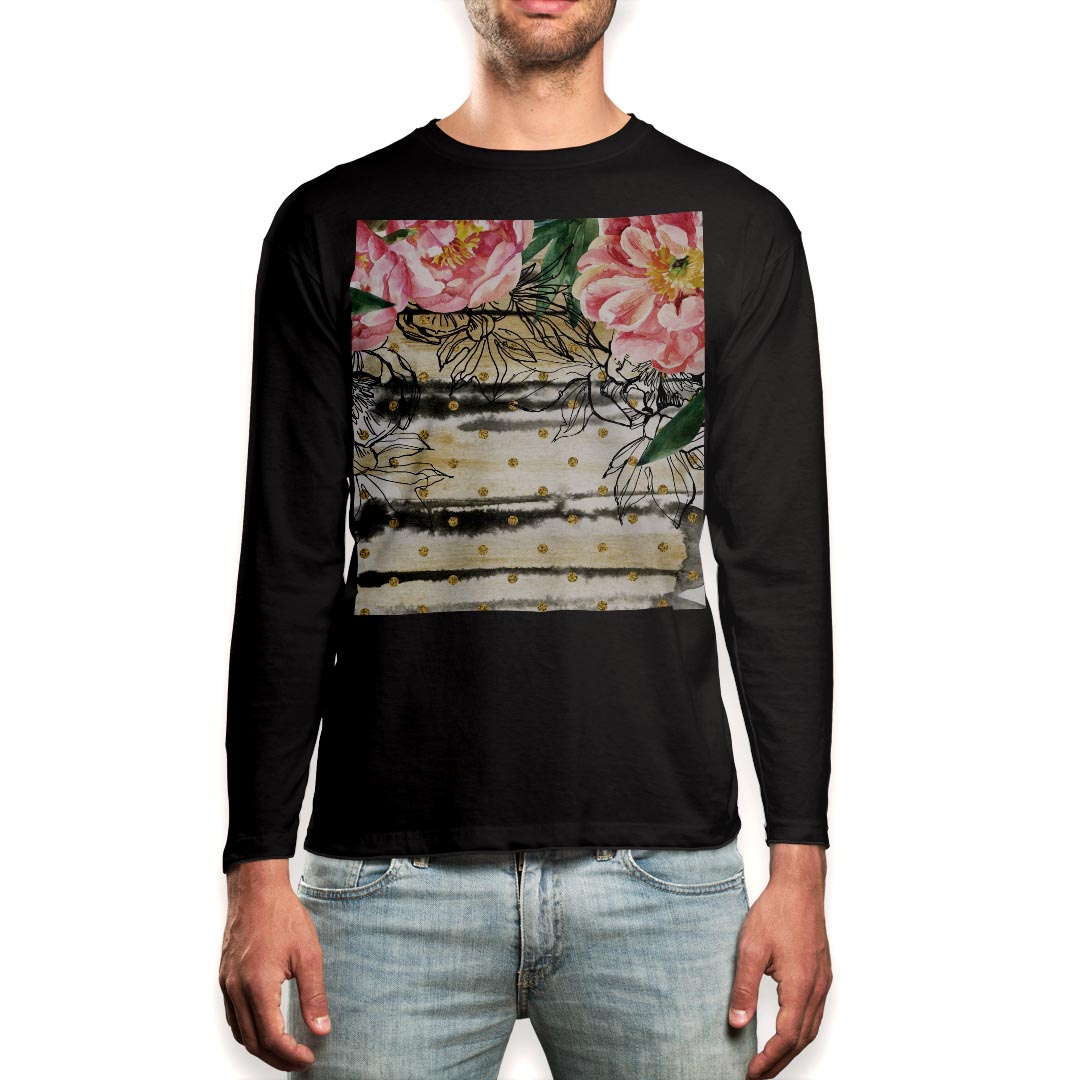 ロング tシャツ メンズ 長袖 ブラック デザイン XS S M L XL 2XL ロンT ティーシャツ 黒 black T shirt long sleeve▼男性用ロングTシャツ ブラック全デザインはこちらから▼▼男性用ロングTシャツ ...