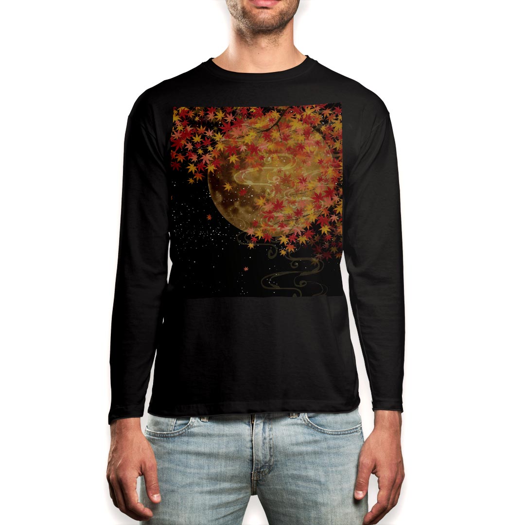 ロング tシャツ メンズ 長袖 ブラック デザイン XS S M L XL 2XL ロンT ティーシャツ 黒 black T shirt long sleeve▼男性用ロングTシャツ ブラック全デザインはこちらから▼▼男性用ロングTシャツ ...