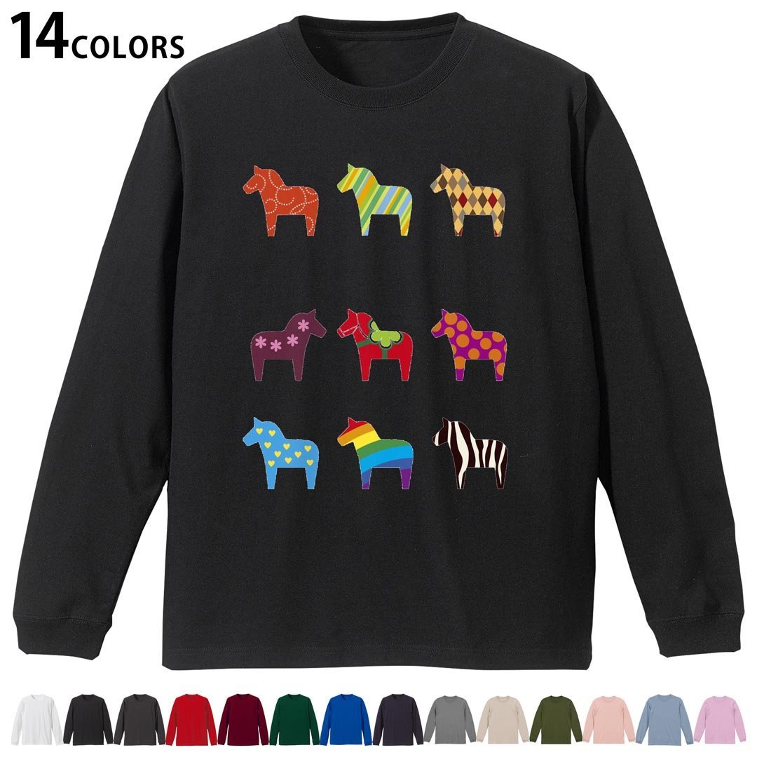 選べる14カラー tシャツ メンズ レディース ユニセックス unisex 長袖 デザイン XS S M L XL 2XL Tシャツ ティーシャツ T shirtホワイト ミックスグレー ブラック レッド バーガンディ アイビーグリーン ロ...