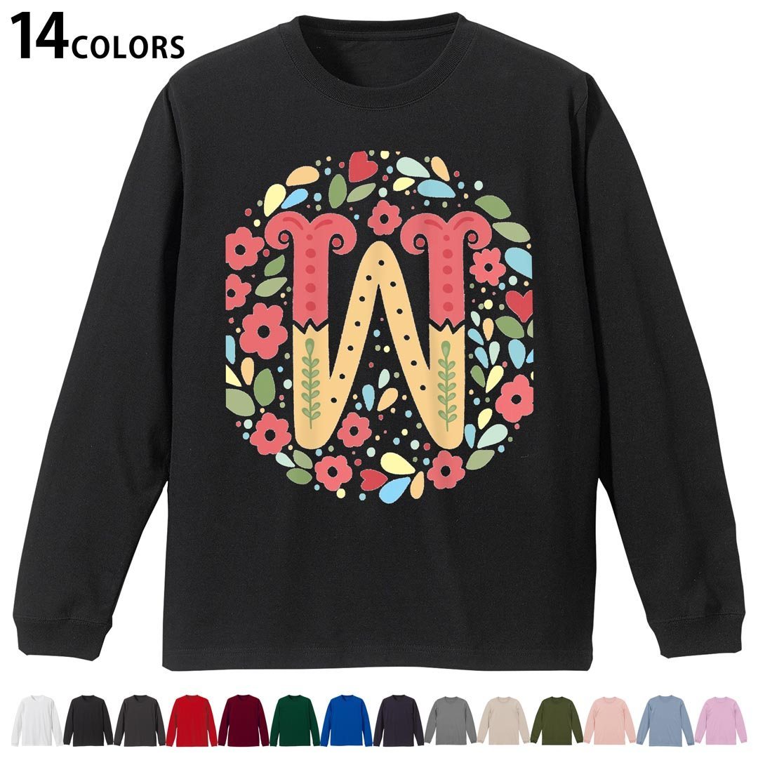 選べる14カラー tシャツ メンズ レディース ユニセックス unisex 長袖 デザイン XS S M L XL 2XL Tシャツ ティーシャツ T shirtホワイト ミックスグレー ブラック レッド バーガンディ アイビーグリーン ロ...