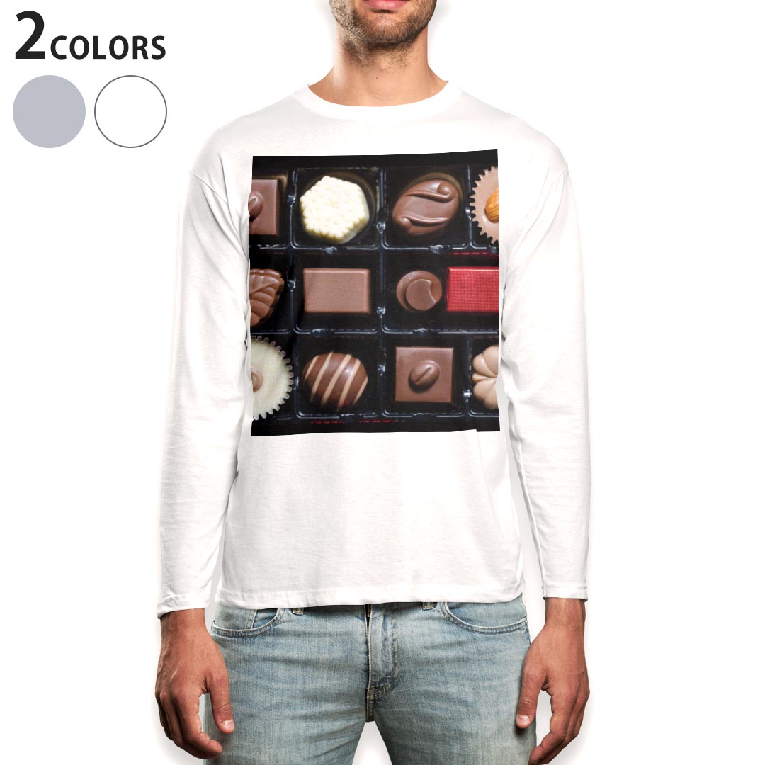 ロング tシャツ メンズ 長袖 ホワイト グレー デザイン XS S M L XL 2XL Tシャツ ティーシャツ T shirt long sleeve上記で使用したデザインTシャツはこちら▼男性用ロングTシャツ全デザインはこちらから▼