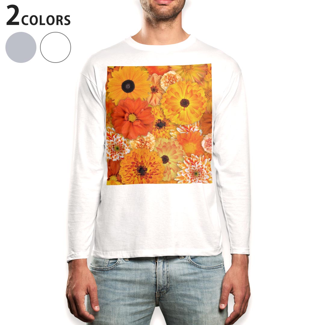 ロング tシャツ メンズ 長袖 ホワイト グレー デザイン XS S M L XL 2XL Tシャツ ティーシャツ T shirt long sleeve上記で使用したデザインTシャツはこちら▼男性用ロングTシャツ全デザインはこちらから▼商...