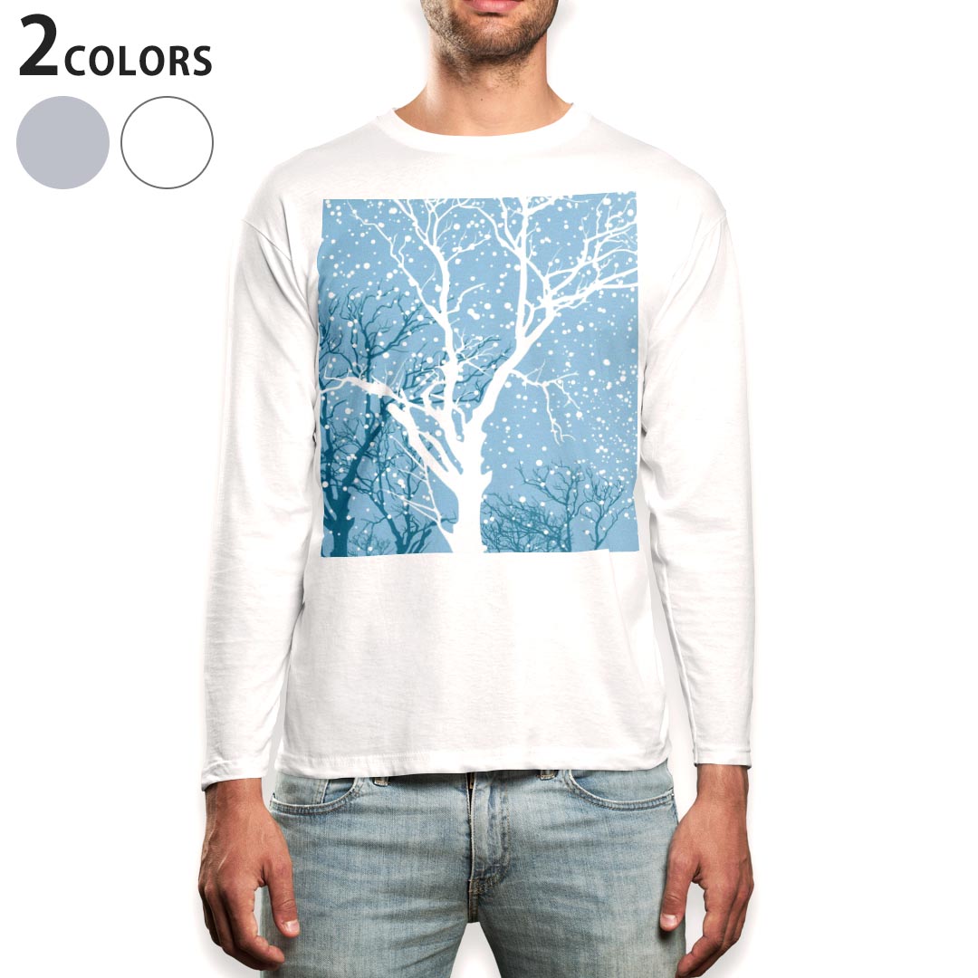 ロング tシャツ メンズ 長袖 ホワイト グレー デザイン XS S M L XL 2XL Tシャツ ティーシャツ T shirt long sleeve上記で使用したデザインTシャツはこちら▼男性用ロングTシャツ全デザインはこちらから▼商...