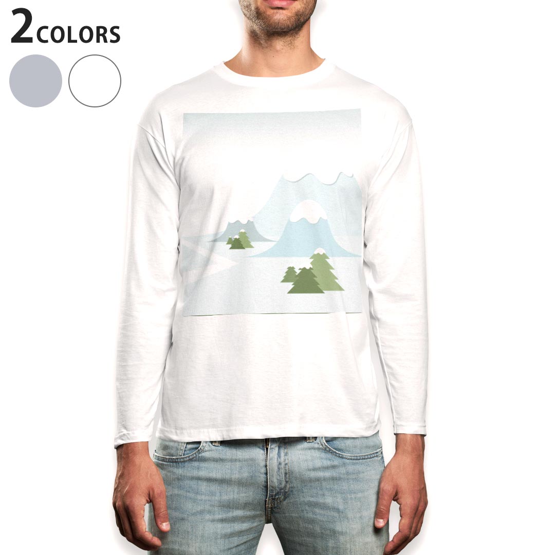 ロング tシャツ メンズ 長袖 ホワイト グレー デザイン XS S M L XL 2XL Tシャツ ティーシャツ T shirt long sleeve上記で使用したデザインTシャツはこちら▼男性用ロングTシャツ全デザインはこちらから▼商...
