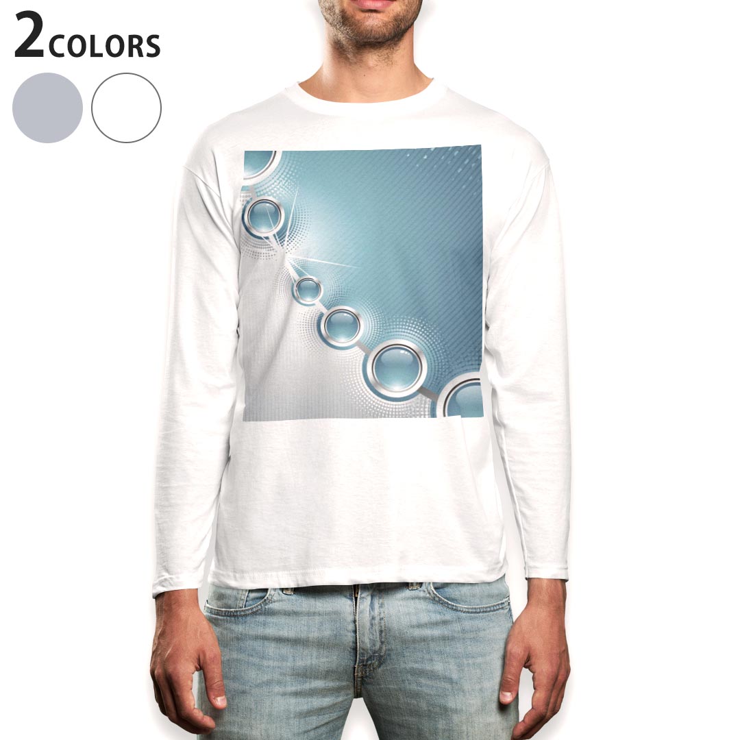 ロング tシャツ メンズ 長袖 ホワイト グレー デザイン XS S M L XL 2XL Tシャツ ティーシャツ T shirt long sleeve上記で使用したデザインTシャツはこちら▼男性用ロングTシャツ全デザインはこちらから▼商...