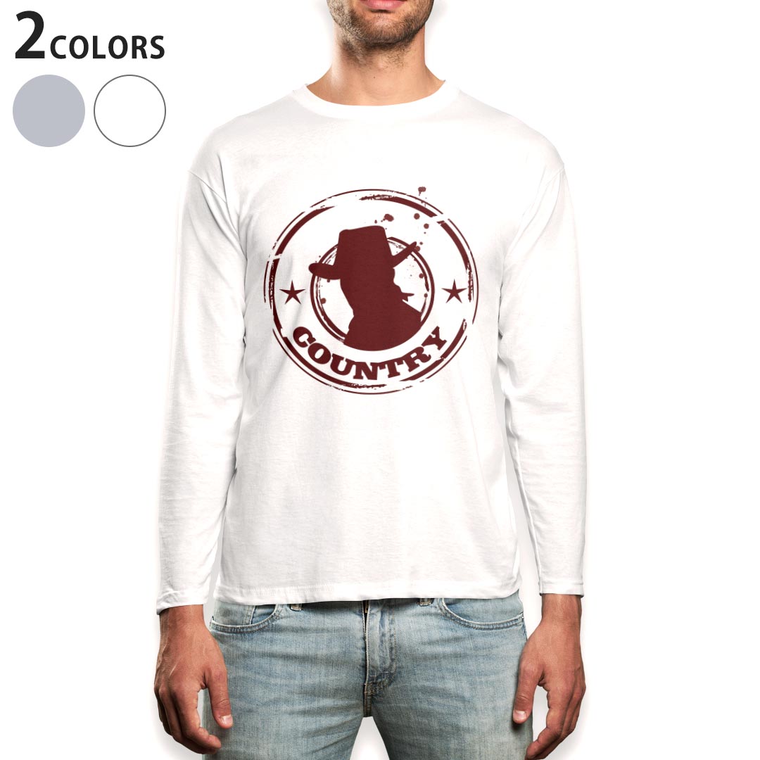 ロング tシャツ メンズ 長袖 ホワイト グレー デザイン XS S M L XL 2XL Tシャツ ティーシャツ T shirt long sleeve上記で使用したデザインTシャツはこちら▼男性用ロングTシャツ全デザインはこちらから▼商...