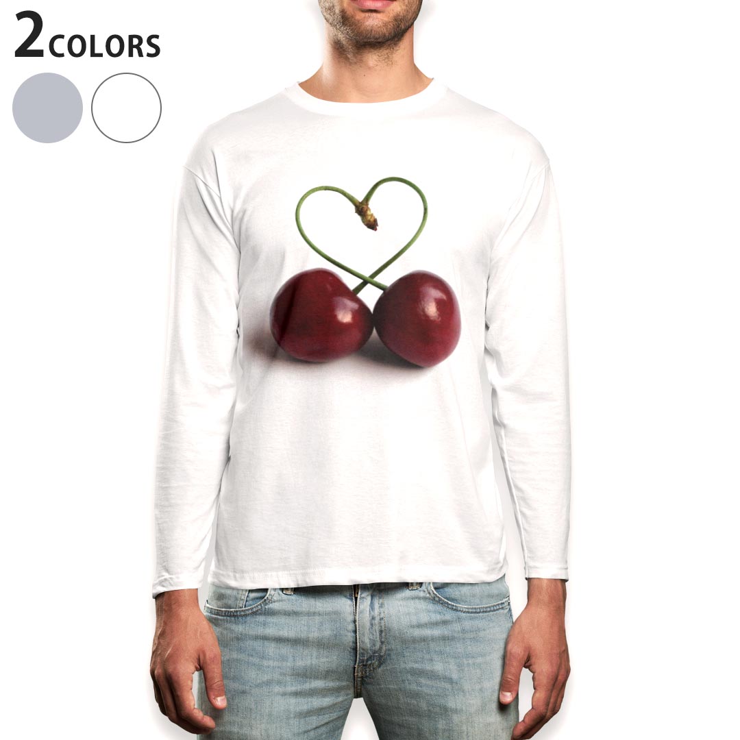 ロング tシャツ メンズ 長袖 ホワイト グレー デザイン XS S M L XL 2XL Tシャツ ティーシャツ T shirt long sleeve上記で使用したデザインTシャツはこちら▼男性用ロングTシャツ全デザインはこちらから▼