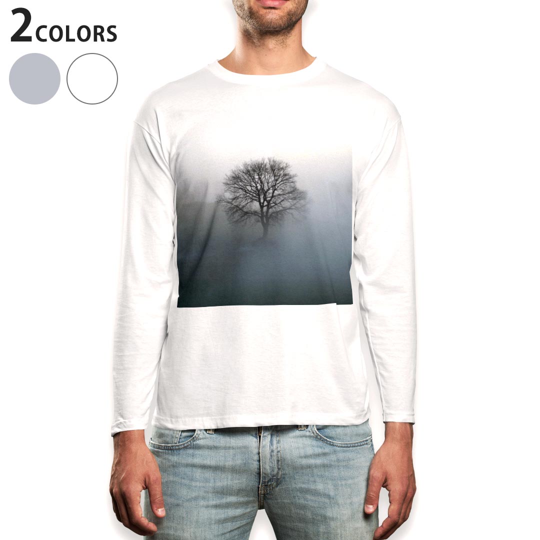 ロング tシャツ メンズ 長袖 ホワイト グレー デザイン XS S M L XL 2XL Tシャツ ティーシャツ T shirt long sleeve上記で使用したデザインTシャツはこちら▼男性用ロングTシャツ全デザインはこちらから▼商...