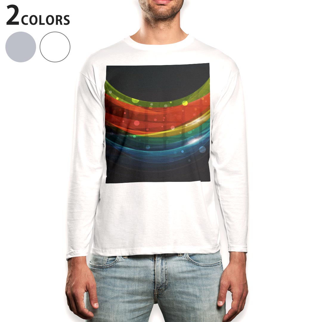 ロング tシャツ メンズ 長袖 ホワイト グレー デザイン XS S M L XL 2XL Tシャツ ティーシャツ T shirt long sleeve上記で使用したデザインTシャツはこちら▼男性用ロングTシャツ全デザインはこちらから▼商...