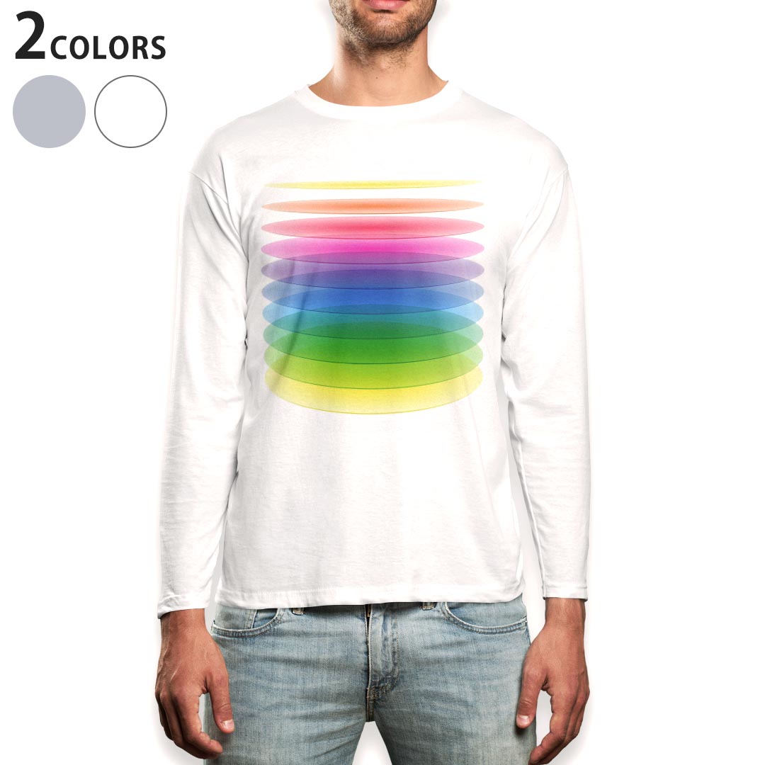 ロング tシャツ メンズ 長袖 ホワイト グレー デザイン XS S M L XL 2XL Tシャツ ティーシャツ T shirt long sleeve上記で使用したデザインTシャツはこちら▼男性用ロングTシャツ全デザインはこちらから▼