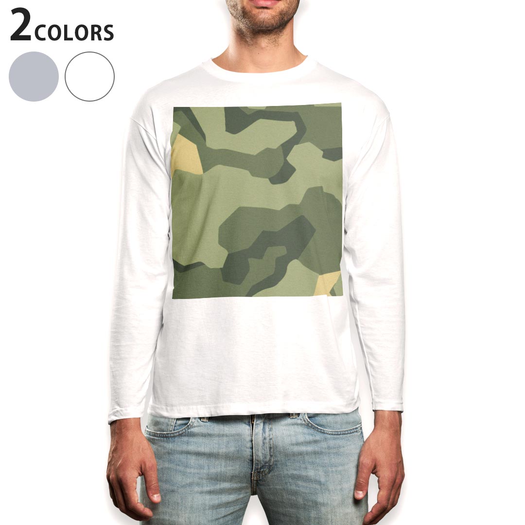 ロング tシャツ メンズ 長袖 ホワイト グレー デザイン XS S M L XL 2XL Tシャツ ティーシャツ T shirt long sleeve上記で使用したデザインTシャツはこちら▼男性用ロングTシャツ全デザインはこちらから▼商...