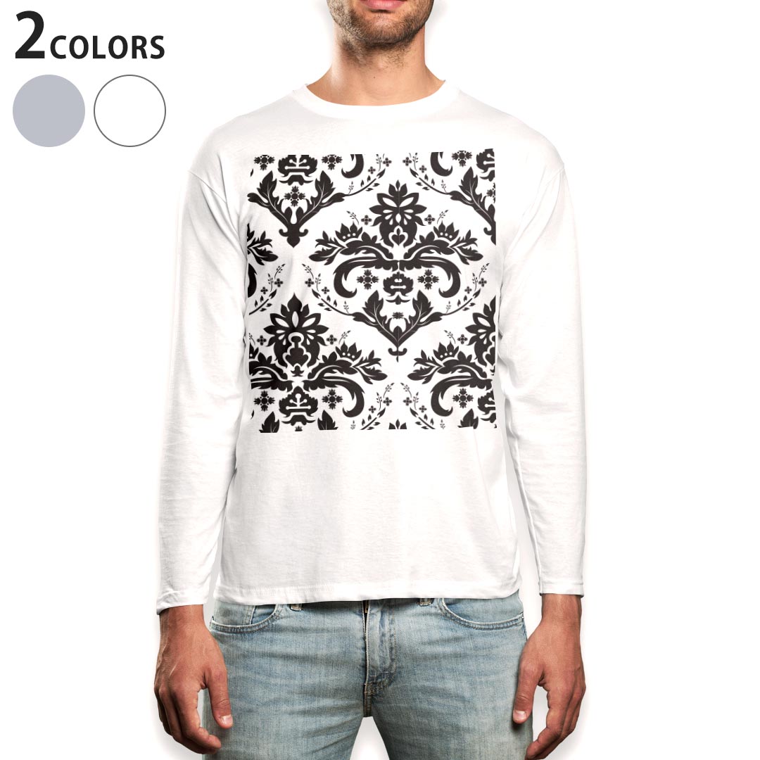 ロング tシャツ メンズ 長袖 ホワイト グレー デザイン XS S M L XL 2XL Tシャツ ティーシャツ T shirt long sleeve上記で使用したデザインTシャツはこちら▼男性用ロングTシャツ全デザインはこちらから▼商...