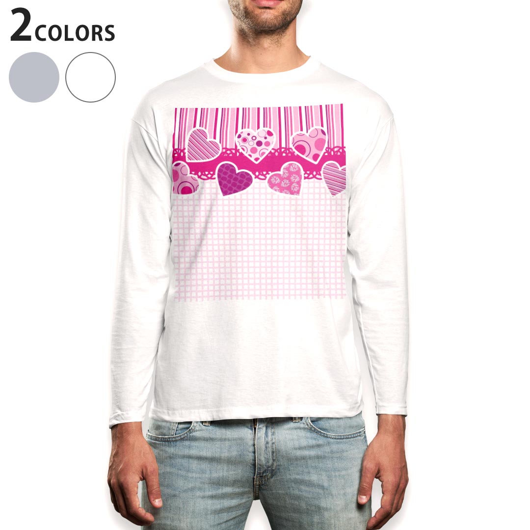 ロング tシャツ メンズ 長袖 ホワイト グレー デザイン XS S M L XL 2XL Tシャツ ティーシャツ T shirt long sleeve上記で使用したデザインTシャツはこちら▼男性用ロングTシャツ全デザインはこちらから▼商...