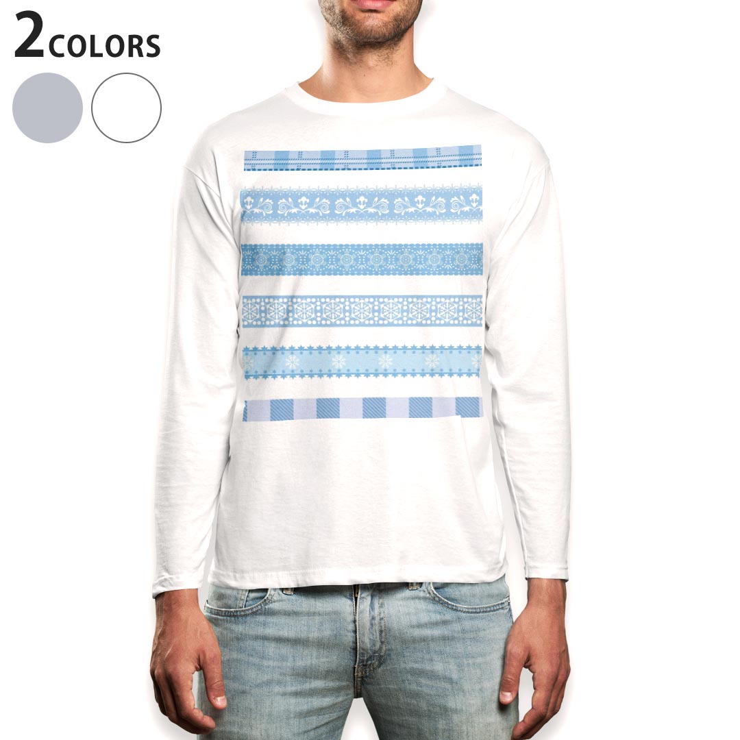 ロング tシャツ メンズ 長袖 ホワイト グレー デザイン XS S M L XL 2XL Tシャツ ティーシャツ T shirt long sleeve上記で使用したデザインTシャツはこちら▼男性用ロングTシャツ全デザインはこちらから▼商...