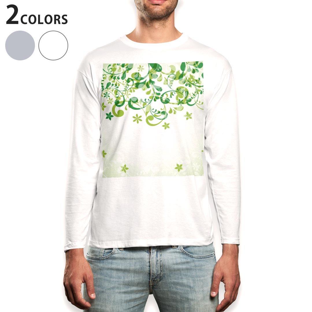 ロング tシャツ メンズ 長袖 ホワイト グレー デザイン XS S M L XL 2XL Tシャツ ティーシャツ T shirt long sleeve上記で使用したデザインTシャツはこちら▼男性用ロングTシャツ全デザインはこちらから▼商...