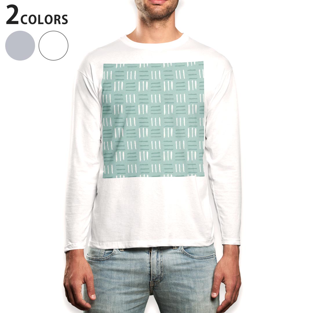 ロング tシャツ メンズ 長袖 ホワイト グレー デザイン XS S M L XL 2XL Tシャツ ティーシャツ T shirt long sleeve上記で使用したデザインTシャツはこちら▼男性用ロングTシャツ全デザインはこちらから▼商...