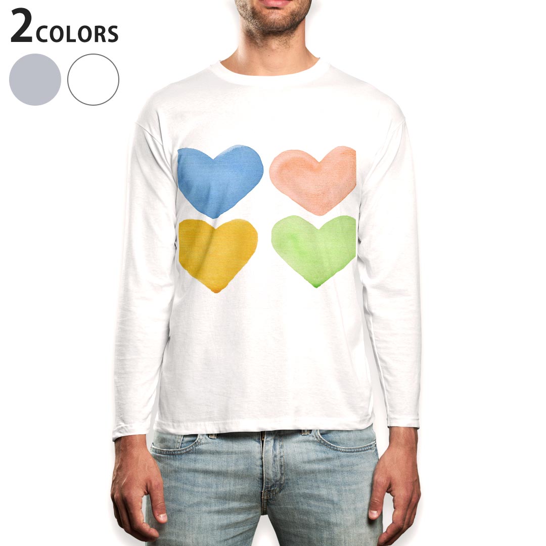 ロング tシャツ メンズ 長袖 ホワイト グレー デザイン XS S M L XL 2XL Tシャツ ティーシャツ T shirt long sleeve上記で使用したデザインTシャツはこちら▼男性用ロングTシャツ全デザインはこちらから▼商...