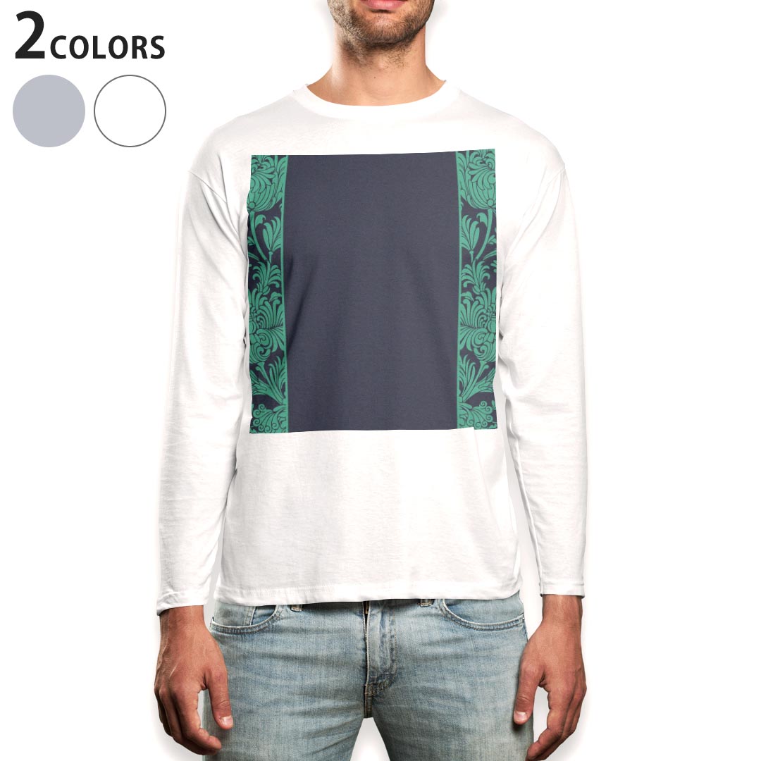 ロング tシャツ メンズ 長袖 ホワイト グレー デザイン XS S M L XL 2XL Tシャツ ティーシャツ T shirt long sleeve上記で使用したデザインTシャツはこちら▼男性用ロングTシャツ全デザインはこちらから▼商...