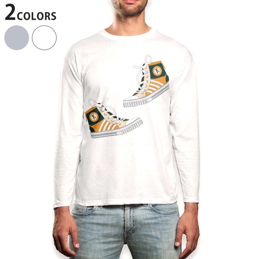 ロング tシャツ メンズ 長袖 ホワイト グレー デザイン XS S M L XL 2XL Tシャツ ティーシャツ T shirt long sleeve上記で使用したデザインTシャツはこちら▼男性用ロングTシャツ全デザインはこちらから▼商...