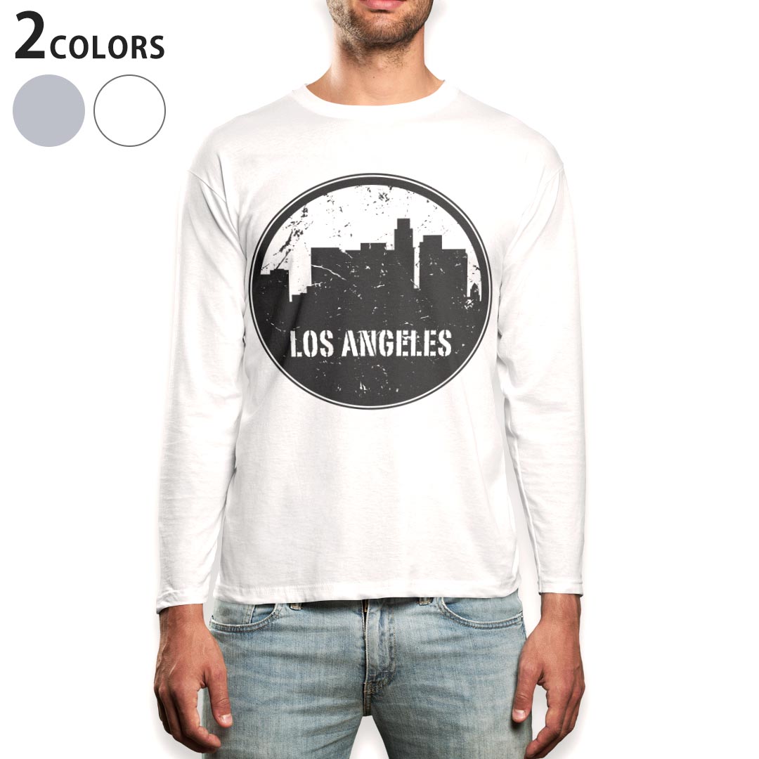 ロング tシャツ メンズ 長袖 ホワイト グレー デザイン XS S M L XL 2XL Tシャツ ティーシャツ T shirt long sleeve上記で使用したデザインTシャツはこちら▼男性用ロングTシャツ全デザインはこちらから▼商...