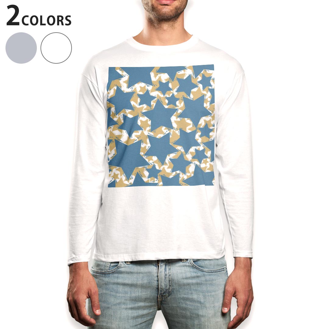 ロング tシャツ メンズ 長袖 ホワイト グレー デザイン XS S M L XL 2XL Tシャツ ティーシャツ T shirt long sleeve上記で使用したデザインTシャツはこちら▼男性用ロングTシャツ全デザインはこちらから▼商...