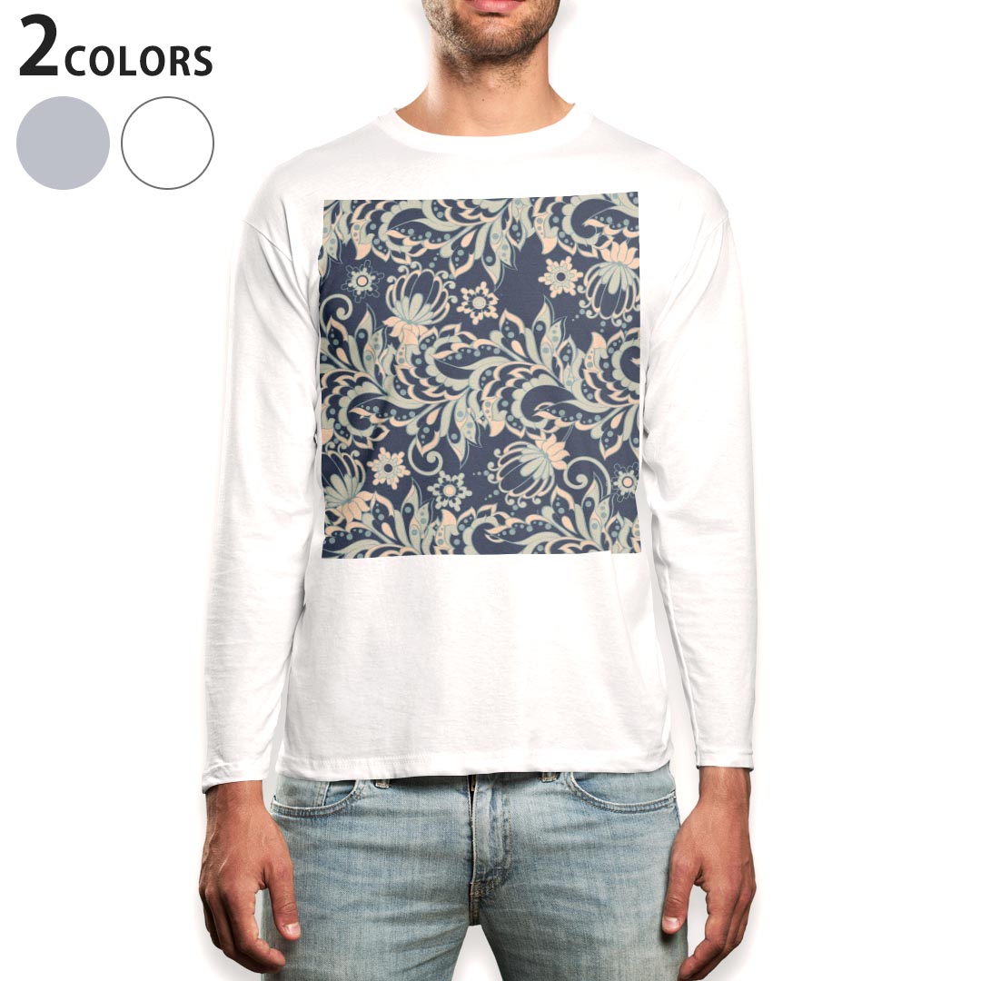 ロング tシャツ メンズ 長袖 ホワイト グレー デザイン XS S M L XL 2XL Tシャツ ティーシャツ T shirt long sleeve上記で使用したデザインTシャツはこちら▼男性用ロングTシャツ全デザインはこちらから▼商...