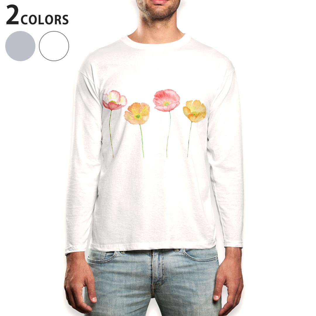 ロング tシャツ メンズ 長袖 ホワイト グレー デザイン XS S M L XL 2XL Tシャツ ティーシャツ T shirt long sleeve上記で使用したデザインTシャツはこちら▼男性用ロングTシャツ全デザインはこちらから▼商...