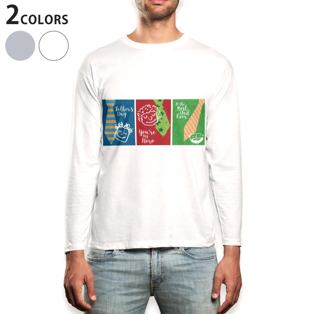 ロング tシャツ メンズ 長袖 ホワイト グレー デザイン XS S M L XL 2XL Tシャツ ティーシャツ T shirt long sleeve上記で使用したデザインTシャツはこちら▼男性用ロングTシャツ全デザインはこちらから▼商...