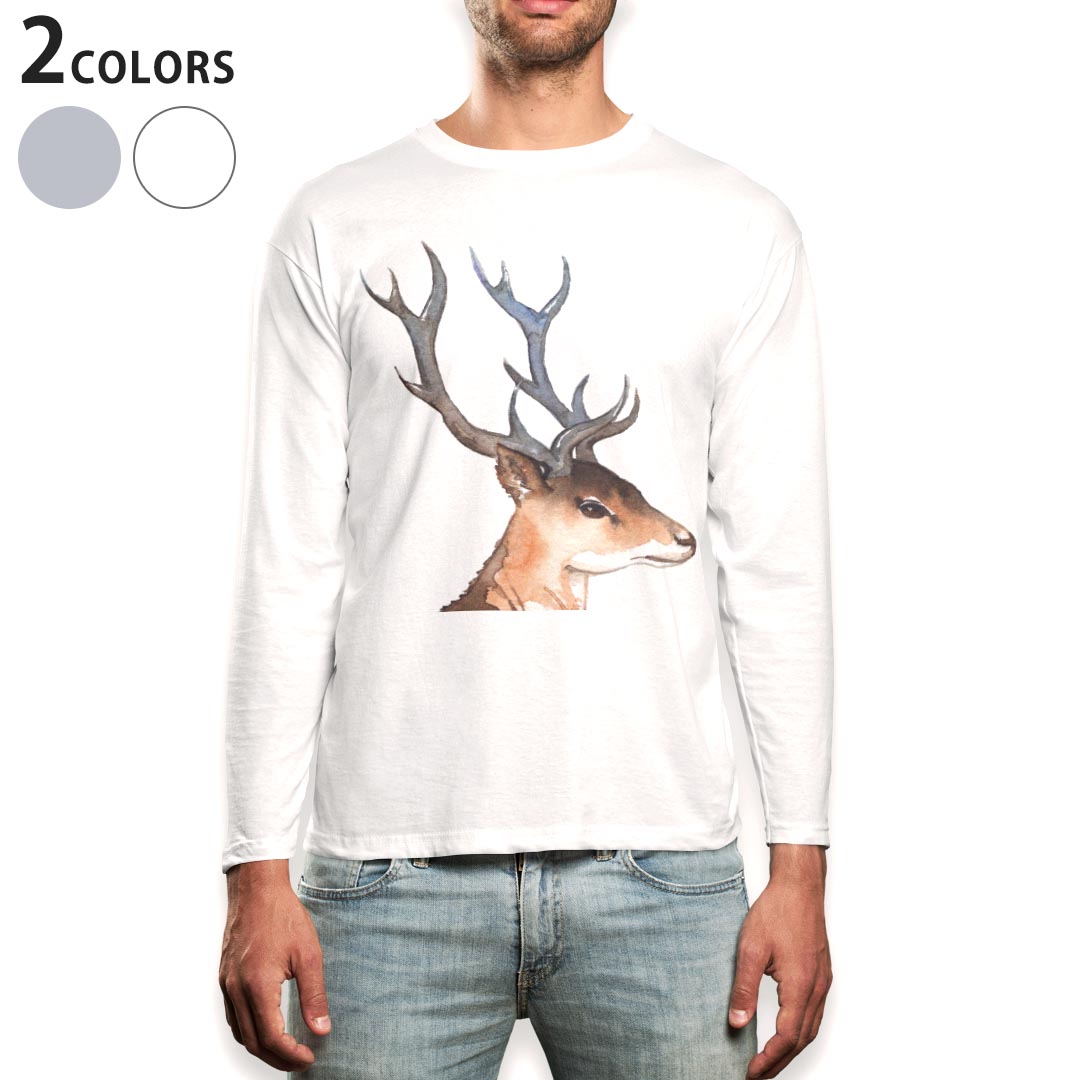 ロング tシャツ メンズ 長袖 ホワイト グレー デザイン XS S M L XL 2XL Tシャツ ティーシャツ T shirt long sleeve上記で使用したデザインTシャツはこちら▼男性用ロングTシャツ全デザインはこちらから▼