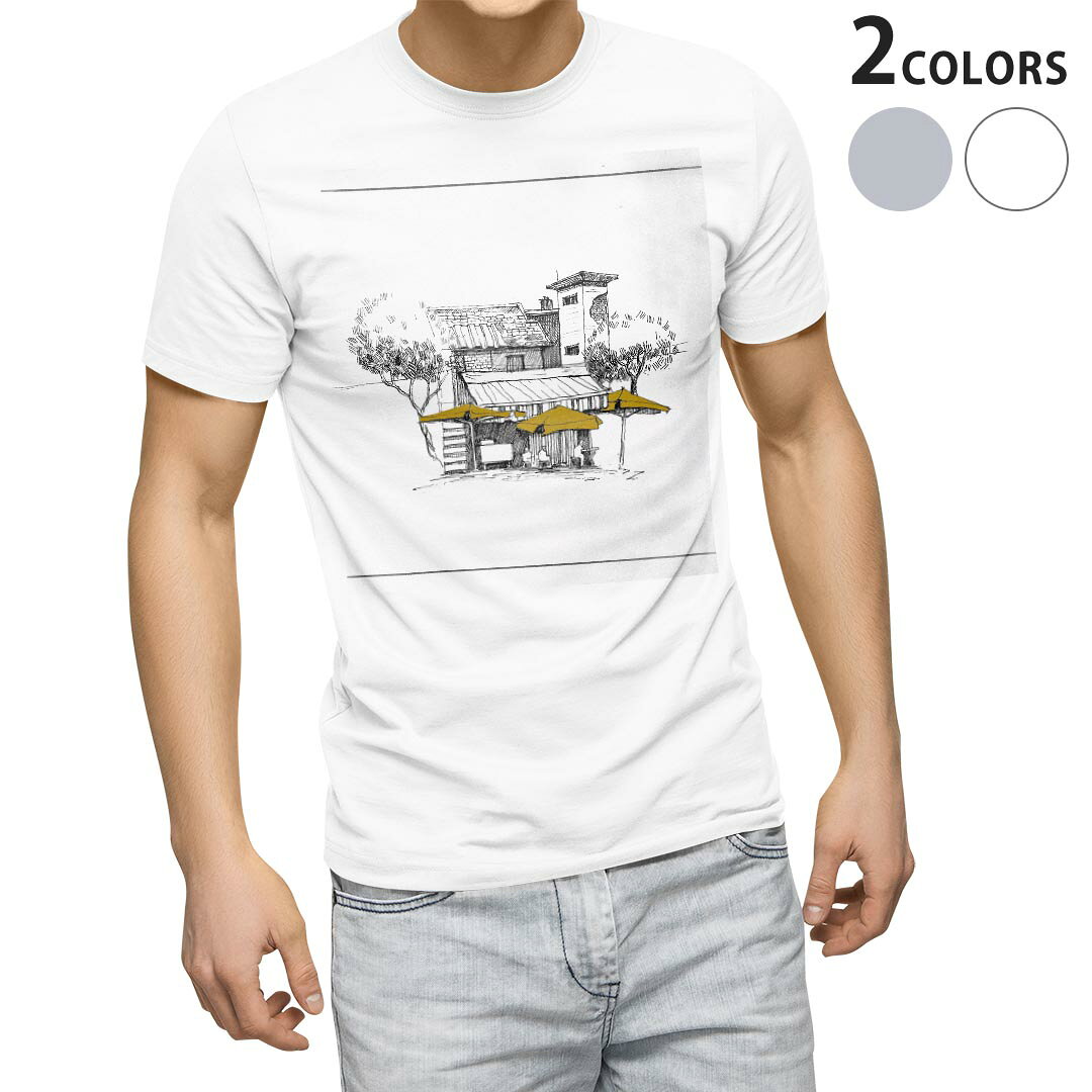 tシャツ メンズ 半袖 ホワイト グレー デザイン XS S M L XL 2XL Tシャツ ティーシャツ T shirt　白 灰色 上記で使用したデザインTシャツはこちらから 画像をクリックで商品へ▼男性用半袖Tシャツ　ホワイト・グレー全...