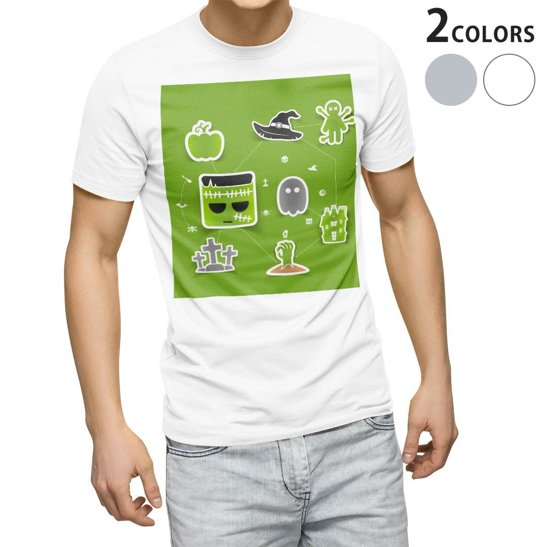 tシャツ メンズ 半袖 ホワイト グレー デザイン XS S M L XL 2XL Tシャツ ティーシャツ T shirt　白 灰色 上記で使用したデザインTシャツはこちらから 画像をクリックで商品へ▼男性用半袖Tシャツ　ホワイト・グレー全...