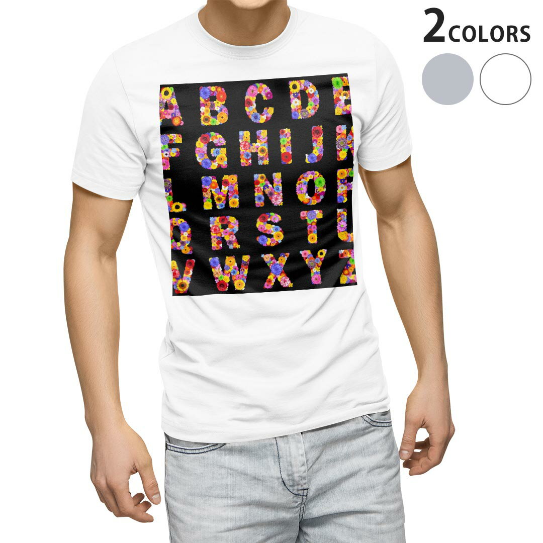 tシャツ メンズ 半袖 ホワイト グレー デザイン XS S M L XL 2XL Tシャツ ティーシャツ T shirt　白 灰色 上記で使用したデザインTシャツはこちらから 画像をクリックで商品へ▼男性用半袖Tシャツ　ホワイト・グレー全...