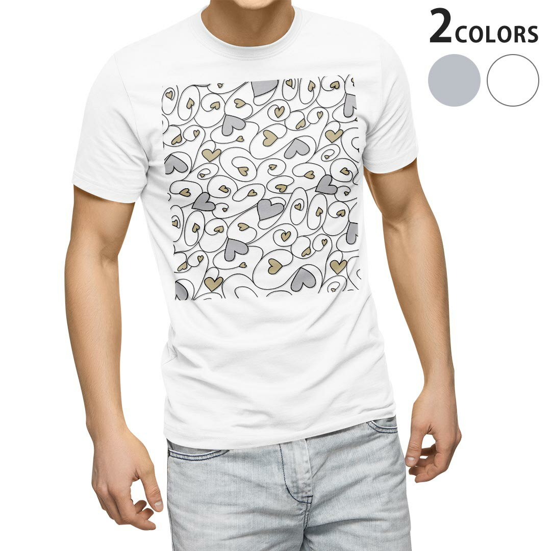 tシャツ メンズ 半袖 ホワイト グレー デザイン XS S M L XL 2XL Tシャツ ティーシャツ T shirt　白 灰色 上記で使用したデザインTシャツはこちらから 画像をクリックで商品へ▼男性用半袖Tシャツ　ホワイト・グレー全...