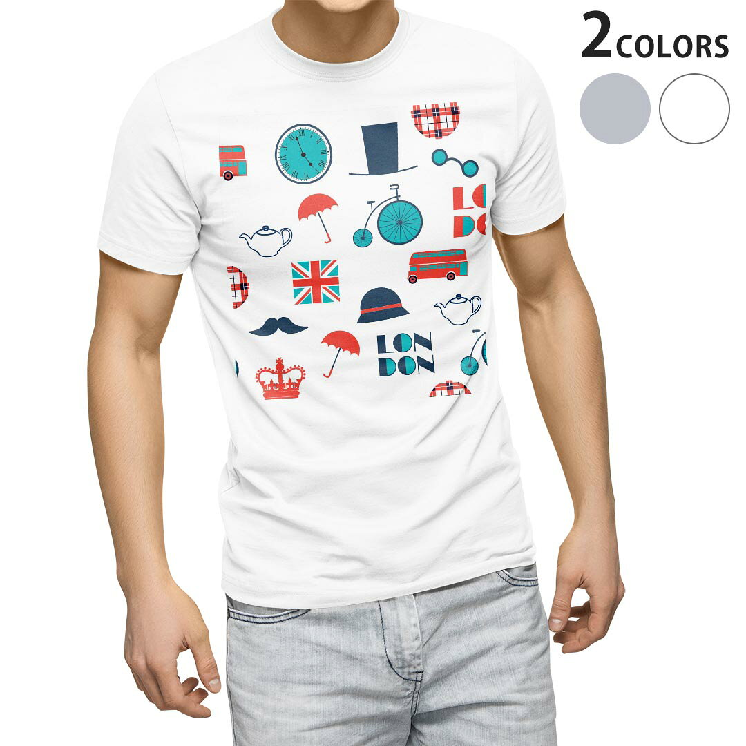 tシャツ メンズ 半袖 ホワイト グレー デザイン XS S M L XL 2XL Tシャツ ティーシャツ T shirt　白 灰色 上記で使用したデザインTシャツはこちらから 画像をクリックで商品へ▼男性用半袖Tシャツ　ホワイト・グレー全...