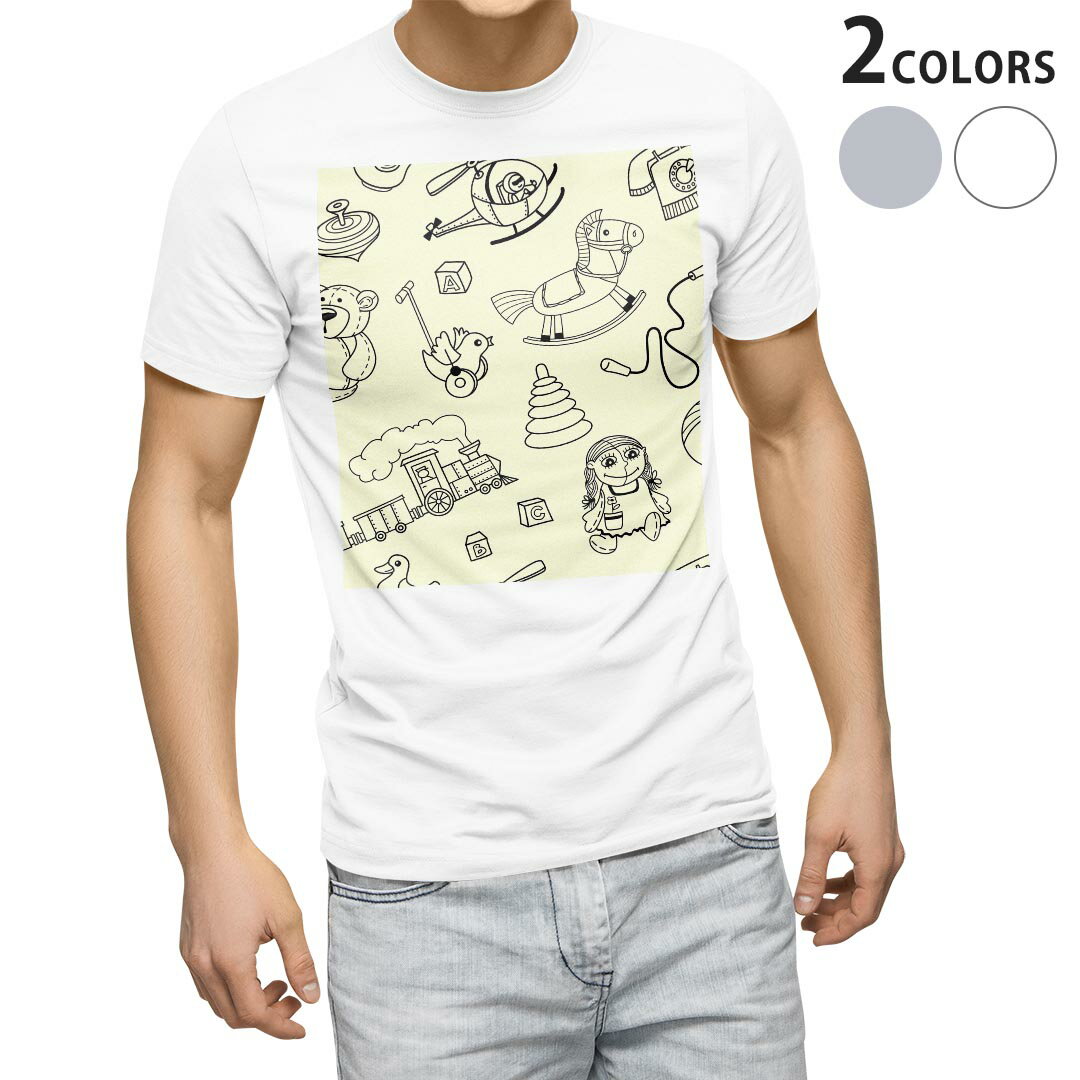 tシャツ メンズ 半袖 ホワイト グレー デザイン XS S M L XL 2XL Tシャツ ティーシャツ T shirt　白 灰色 上記で使用したデザインTシャツはこちらから 画像をクリックで商品へ▼男性用半袖Tシャツ　ホワイト・グレー全...