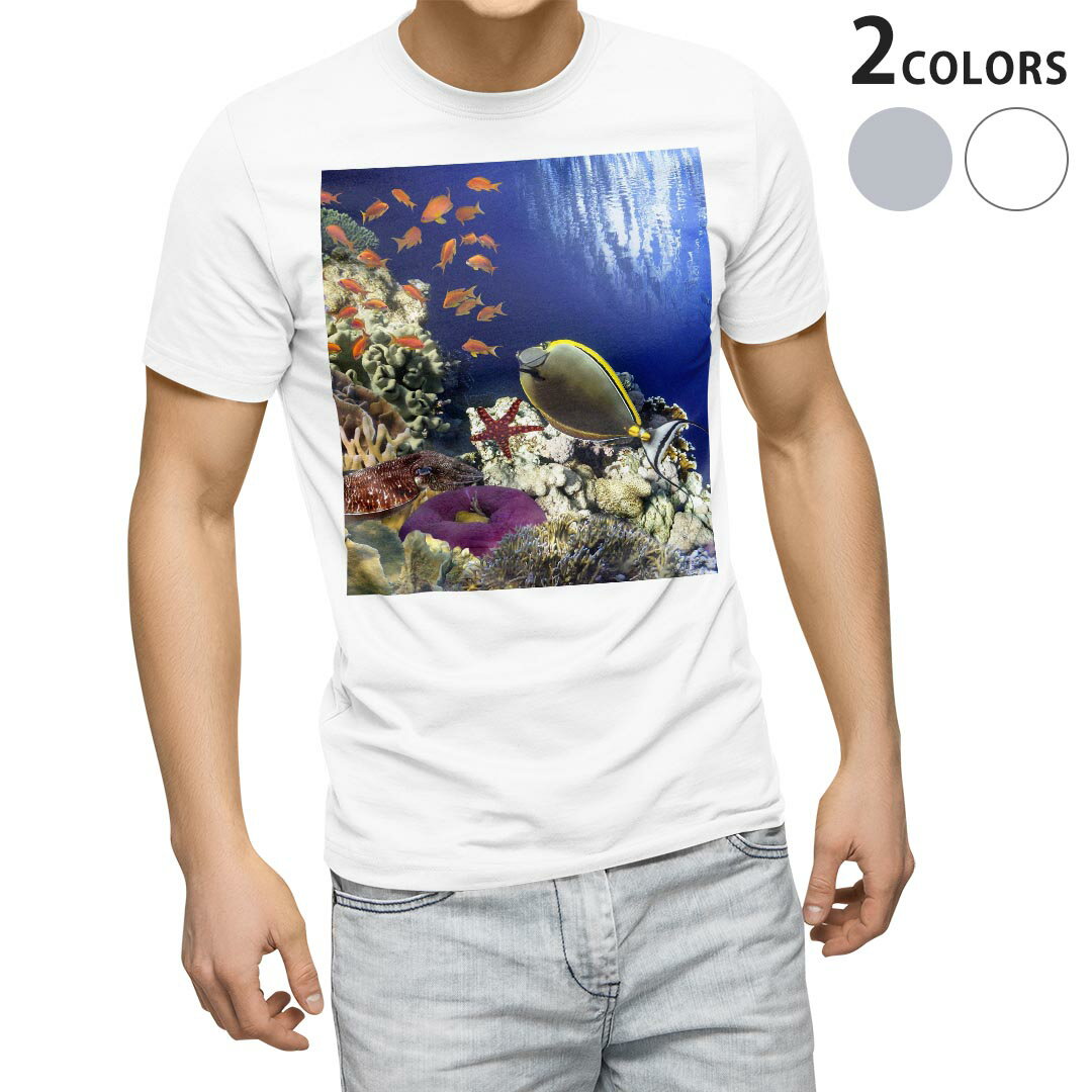 tシャツ メンズ 半袖 ホワイト グレー デザイン XS S M L XL 2XL Tシャツ ティーシャツ T shirt　白 灰色 上記で使用したデザインTシャツはこちらから 画像をクリックで商品へ▼男性用半袖Tシャツ　ホワイト・グレー全...