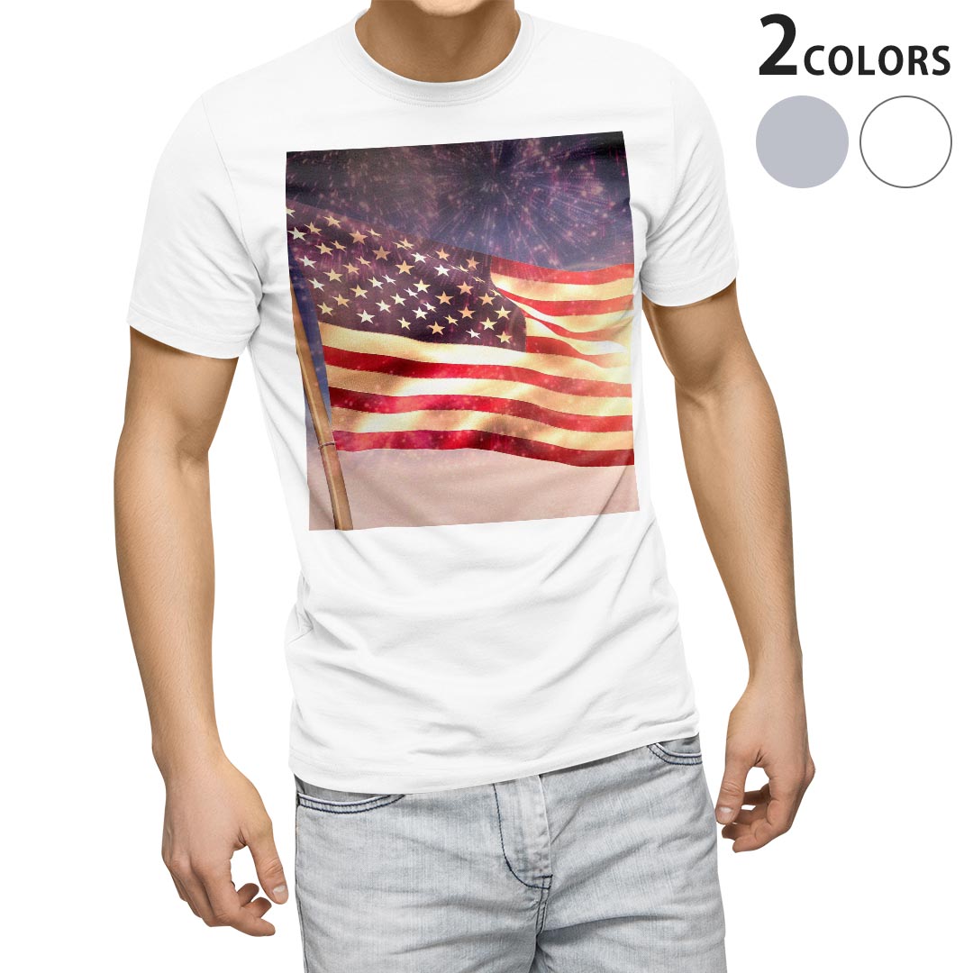 tシャツ メンズ 半袖 ホワイト グレー デザイン XS S M L XL 2XL Tシャツ ティーシャツ T shirt　白 灰色 上記で使用したデザインTシャツはこちらから 画像をクリックで商品へ▼男性用半袖Tシャツ　ホワイト・グレー全...