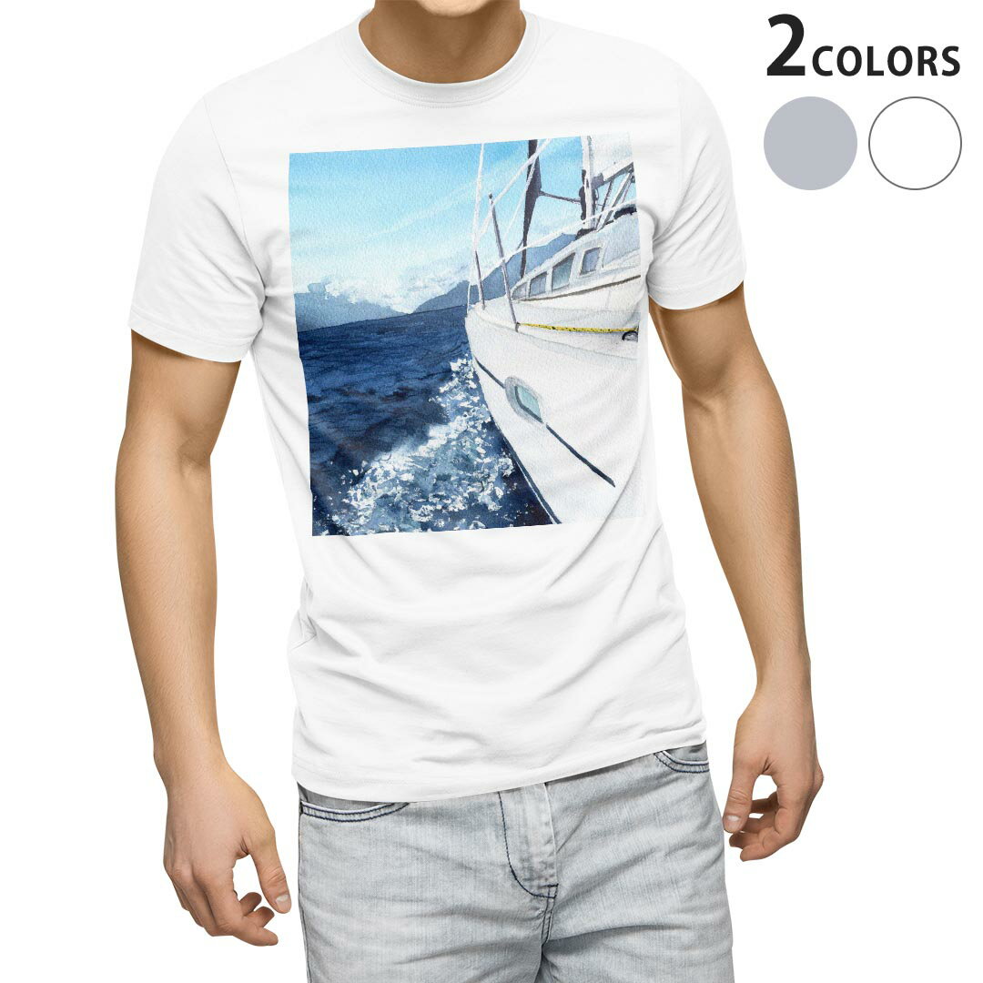 tシャツ メンズ 半袖 ホワイト グレー デザイン XS S M L XL 2XL Tシャツ ティーシャツ T shirt　白 灰色 上記で使用したデザインTシャツはこちらから 画像をクリックで商品へ▼男性用半袖Tシャツ　ホワイト・グレー全...