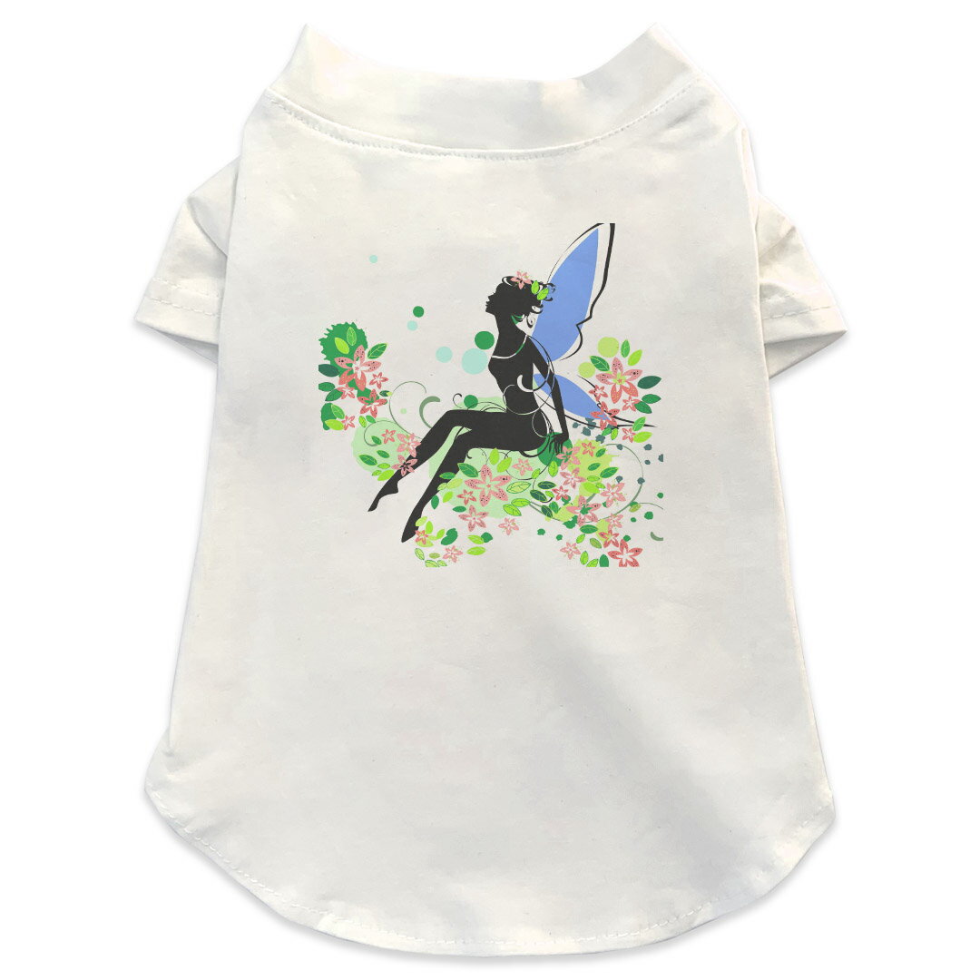 犬専用Tシャツ 選べる5size 小型犬 袖あり 半袖 ホワイト デザイン T shirt XS S M L XL ペットウェア ペット服 カジュアル おしゃれ コットン 綿商品特徴・袖ありペット用Tシャツ！・さらりとした触り心地のTシャツ...