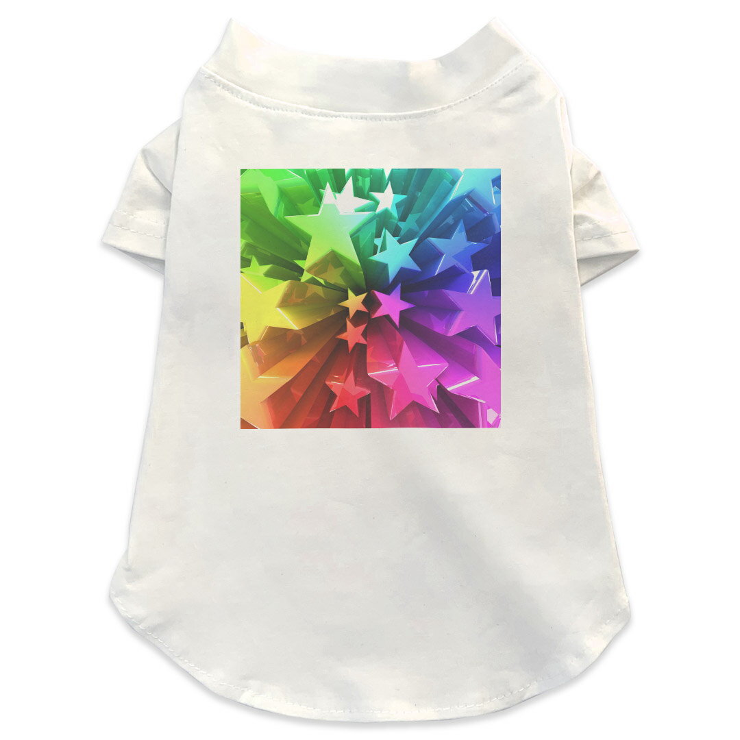 犬専用Tシャツ 選べる5size 小型犬 袖あり 半袖 ホワイト デザイン T shirt XS S M L XL ペットウェア ペット服 カジュアル おしゃれ コットン 綿商品特徴・袖ありペット用Tシャツ！・さらりとした触り心地のTシャツ...
