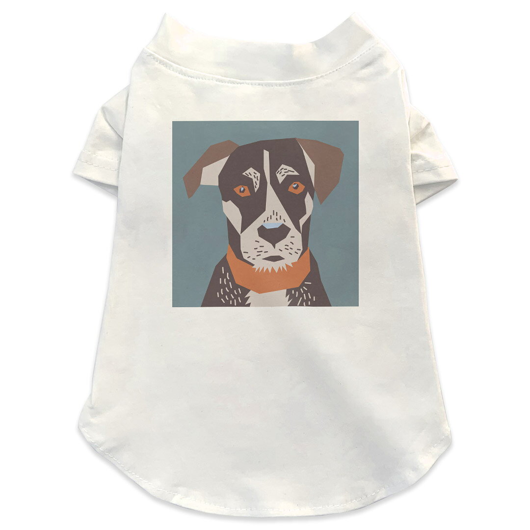 犬専用Tシャツ 選べる5size 小型犬 袖あり 半袖 ホワイト デザイン T shirt XS S M L XL ペットウェア ペット服 カジュアル おしゃれ コットン 綿商品特徴・袖ありペット用Tシャツ！・さらりとした触り心地のTシャツ...