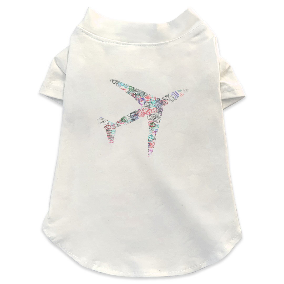 犬専用Tシャツ 選べる5size 小型犬 袖あり 半袖 ホワイト デザイン T shirt XS S M L XL ペットウェア ペット服 カジュアル おしゃれ コットン 綿商品特徴・袖ありペット用Tシャツ！・さらりとした触り心地のTシャツ...
